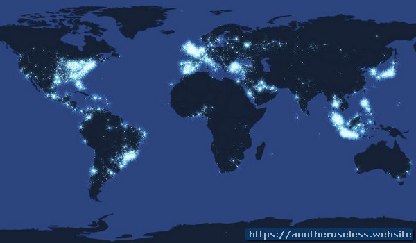 tweetping shows you real time tweets on a world map